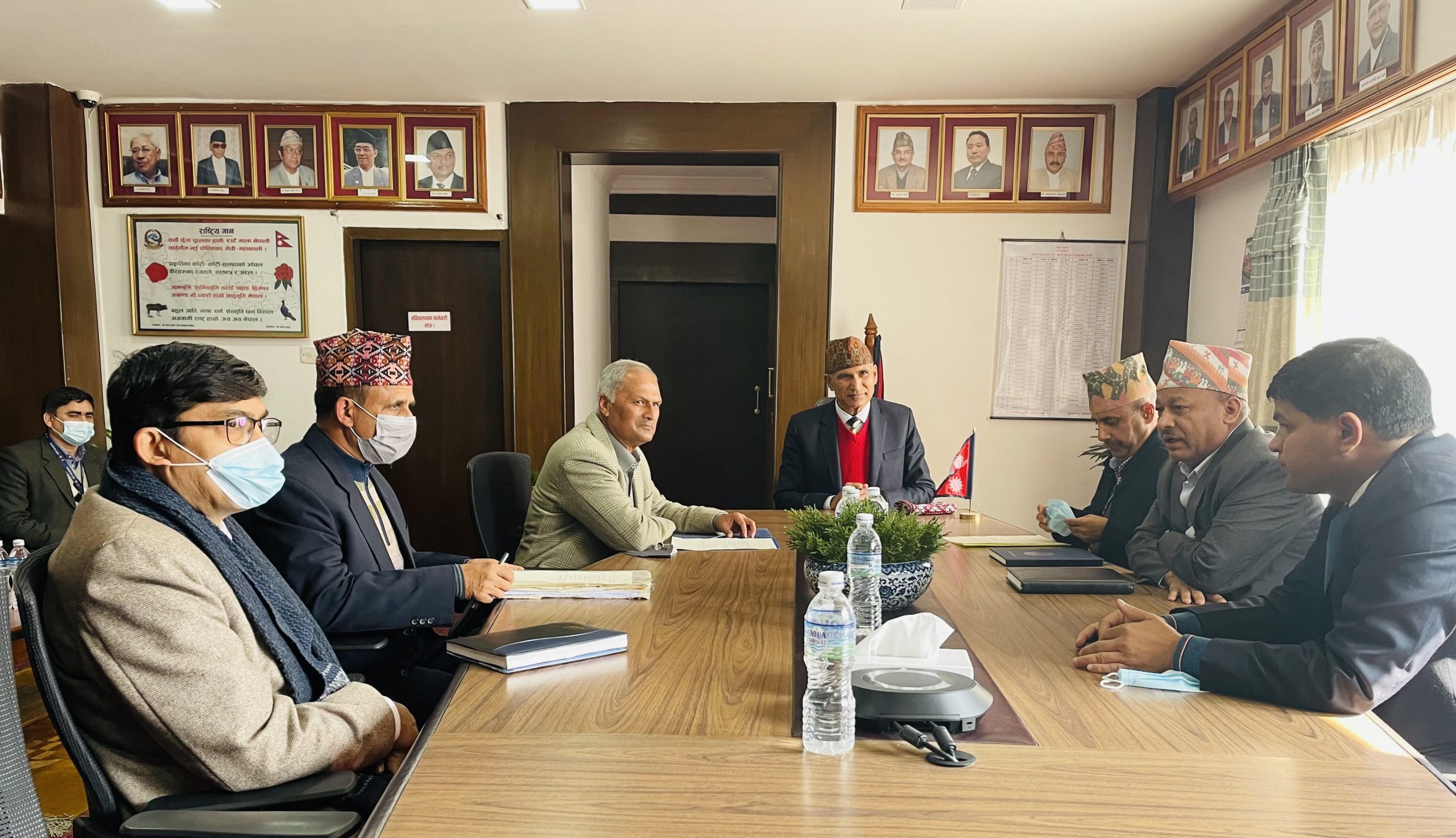 Surya Silwal takes oath of Chairperson of Beema Samiti at Ministry of ...