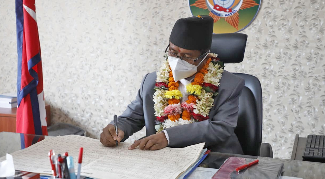 CIAA Chief Commissioner Rai assumed office - Everest Times - Online ...