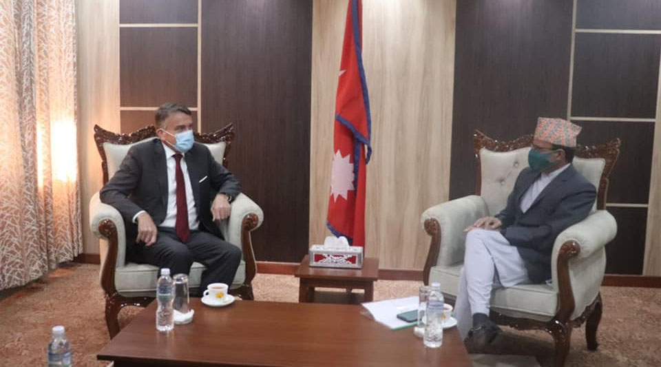 UN Assistant Secretary General Saunders calls on Ministers - Everest ...