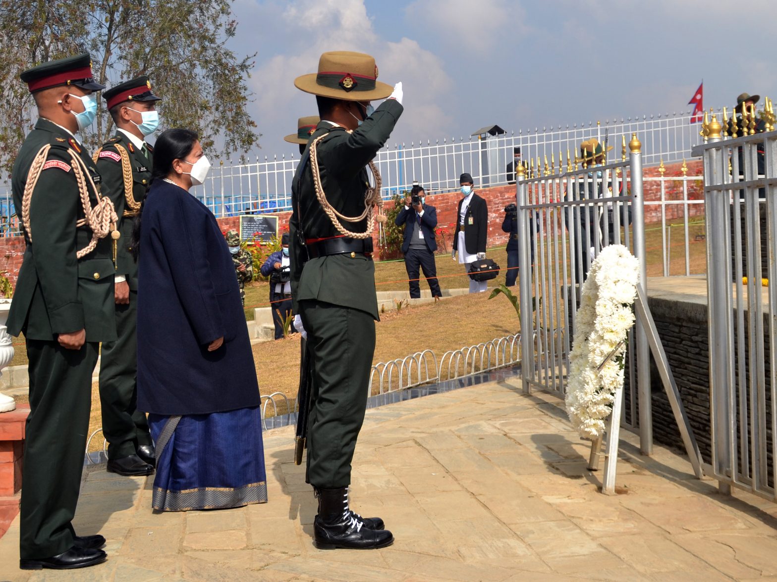 President offers wreath at statue of nation-builder Prithvi Narayan ...