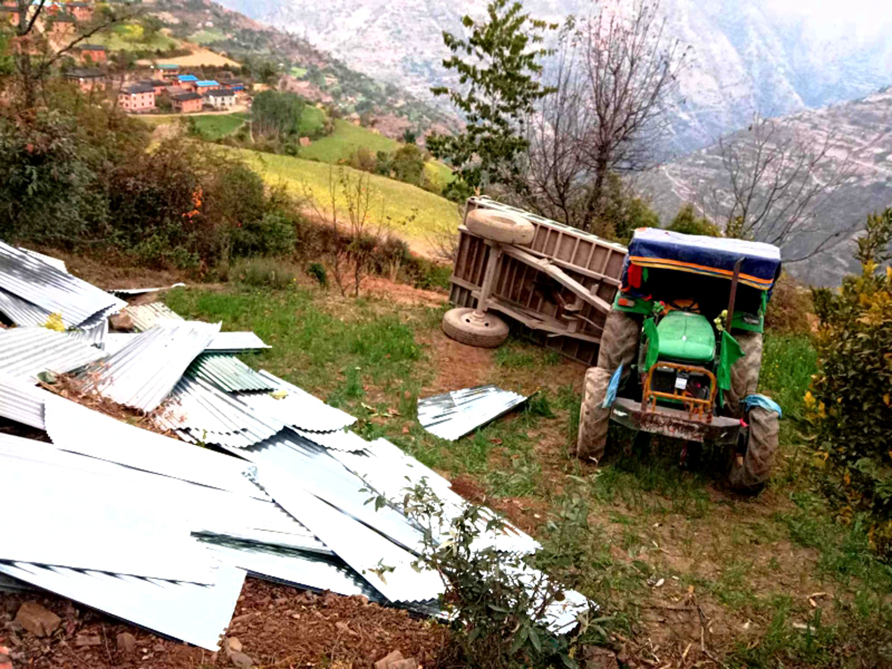 Tractor accident in Rukum (West): Five dead; nine injured - Everest ...